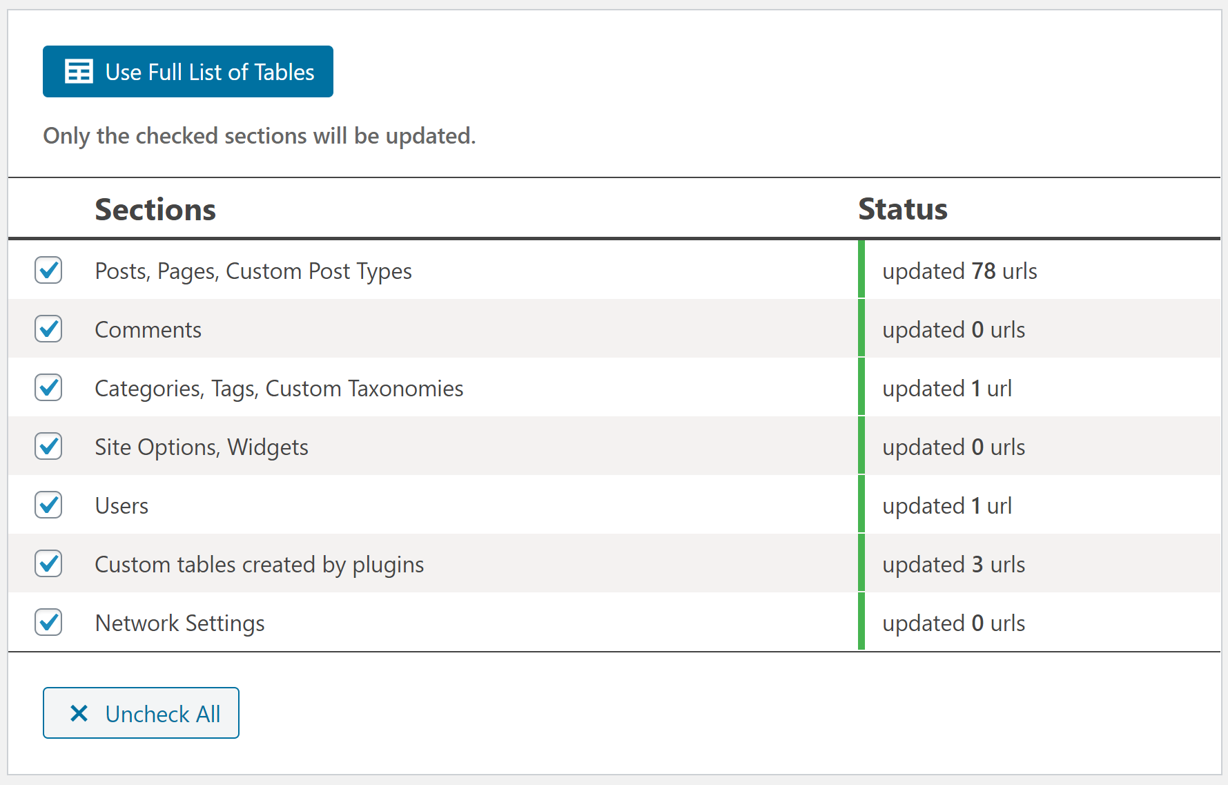 Go Live Update Urls PRO – Usage – OnPoint Plugins