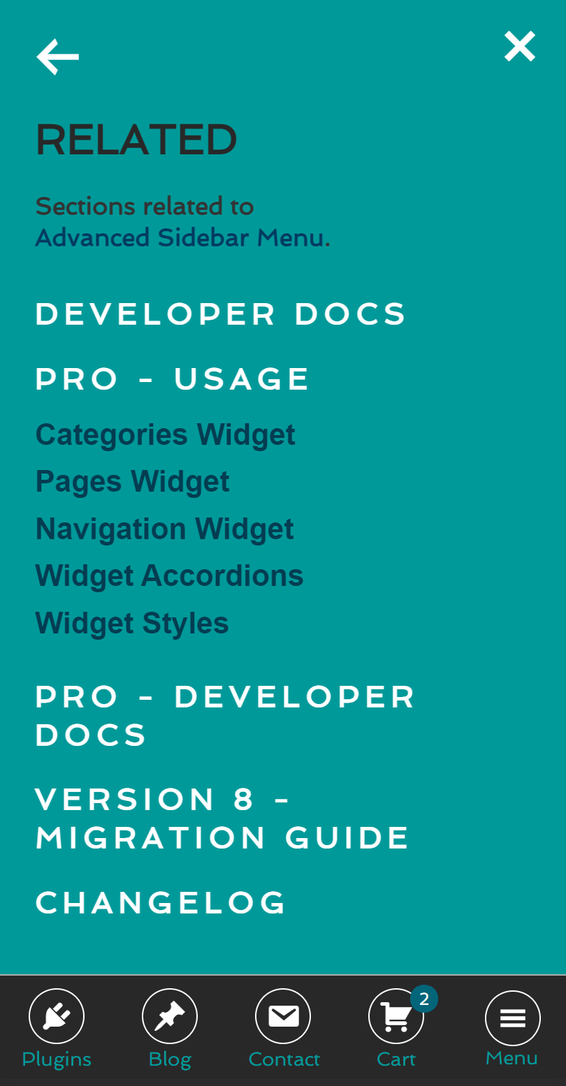 Mobile Menu Reimagined – OnPoint Plugins